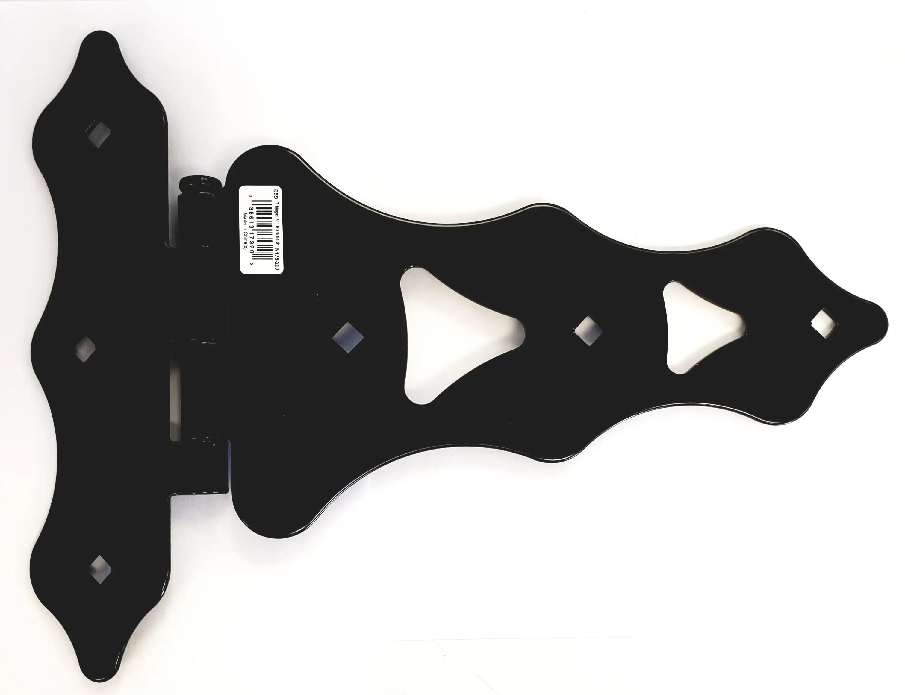 National Hardware N179-200 Ornamental T Hinge 10 Inch Black Bulk - Walmart.com