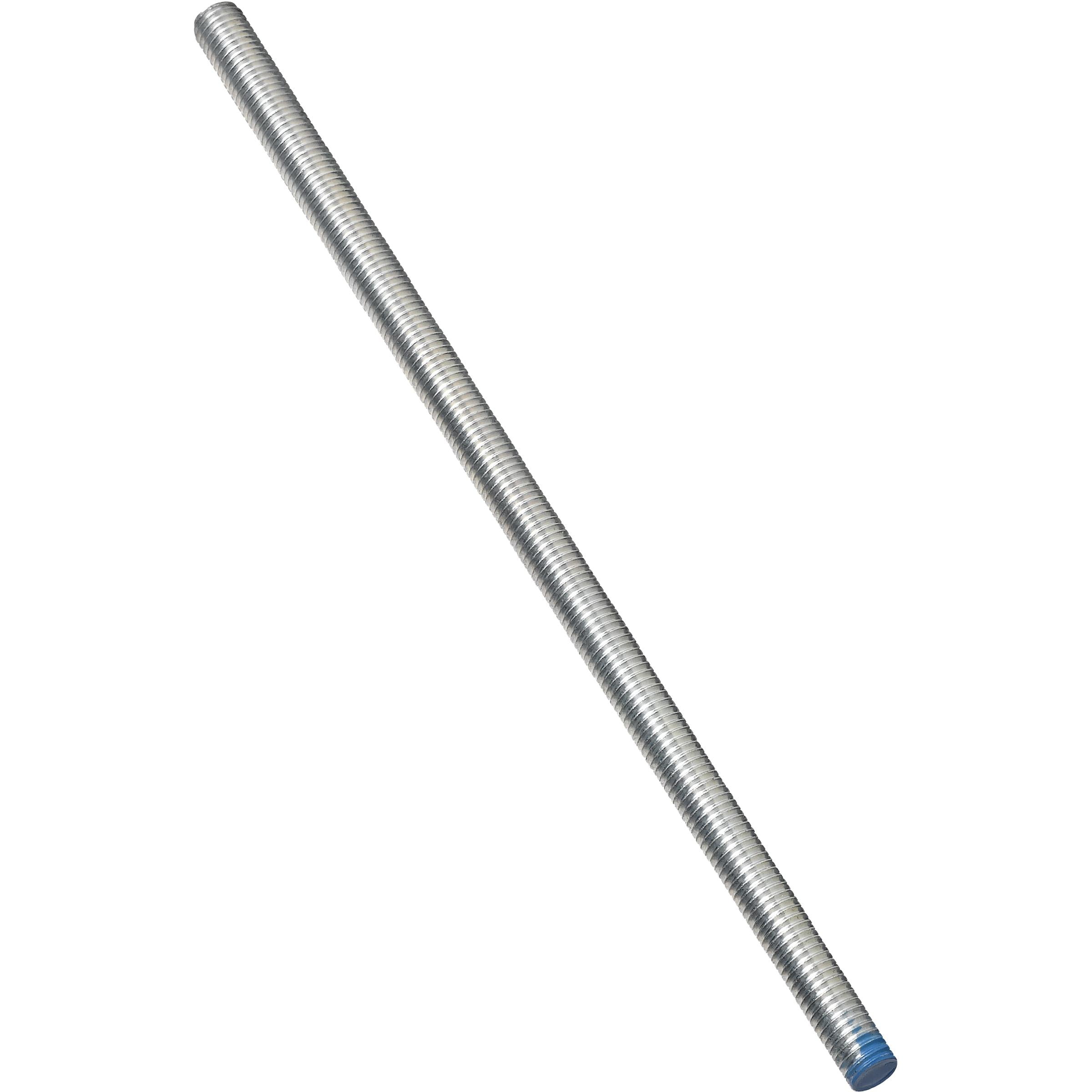 National Hardware N179-457 4000BC Steel Threaded Rod in Zinc plated ...