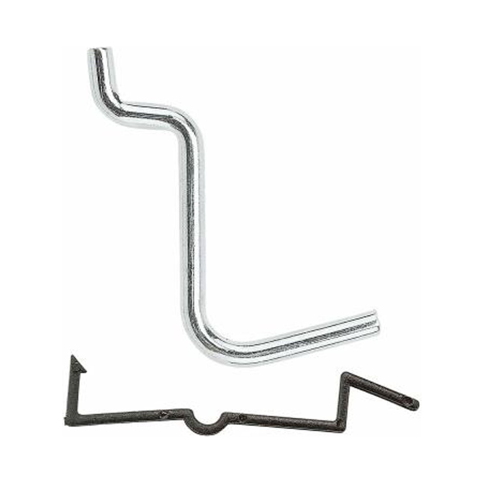 National Hardware N180-004 Pegboard Angle Hook, 1/8 In. Rod, Galvanized ...