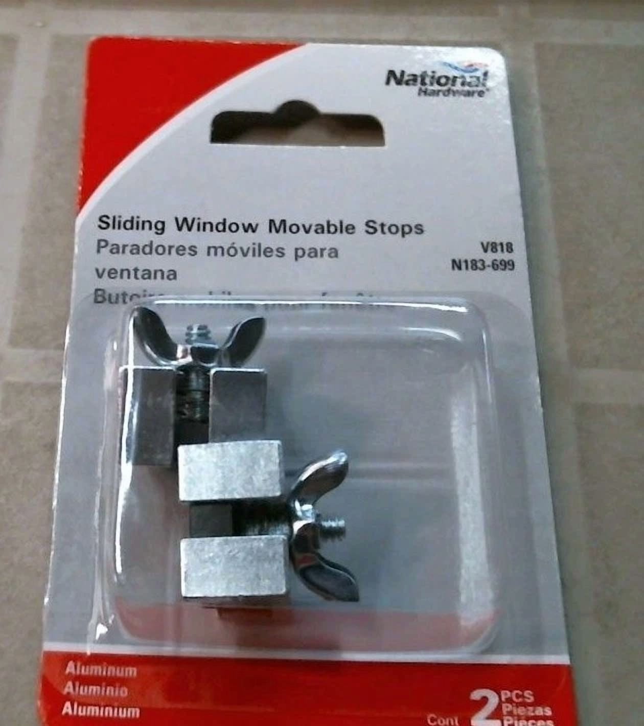 National Hardware N183-699 Sliding Window Movable Stops, Fs - Walmart.com