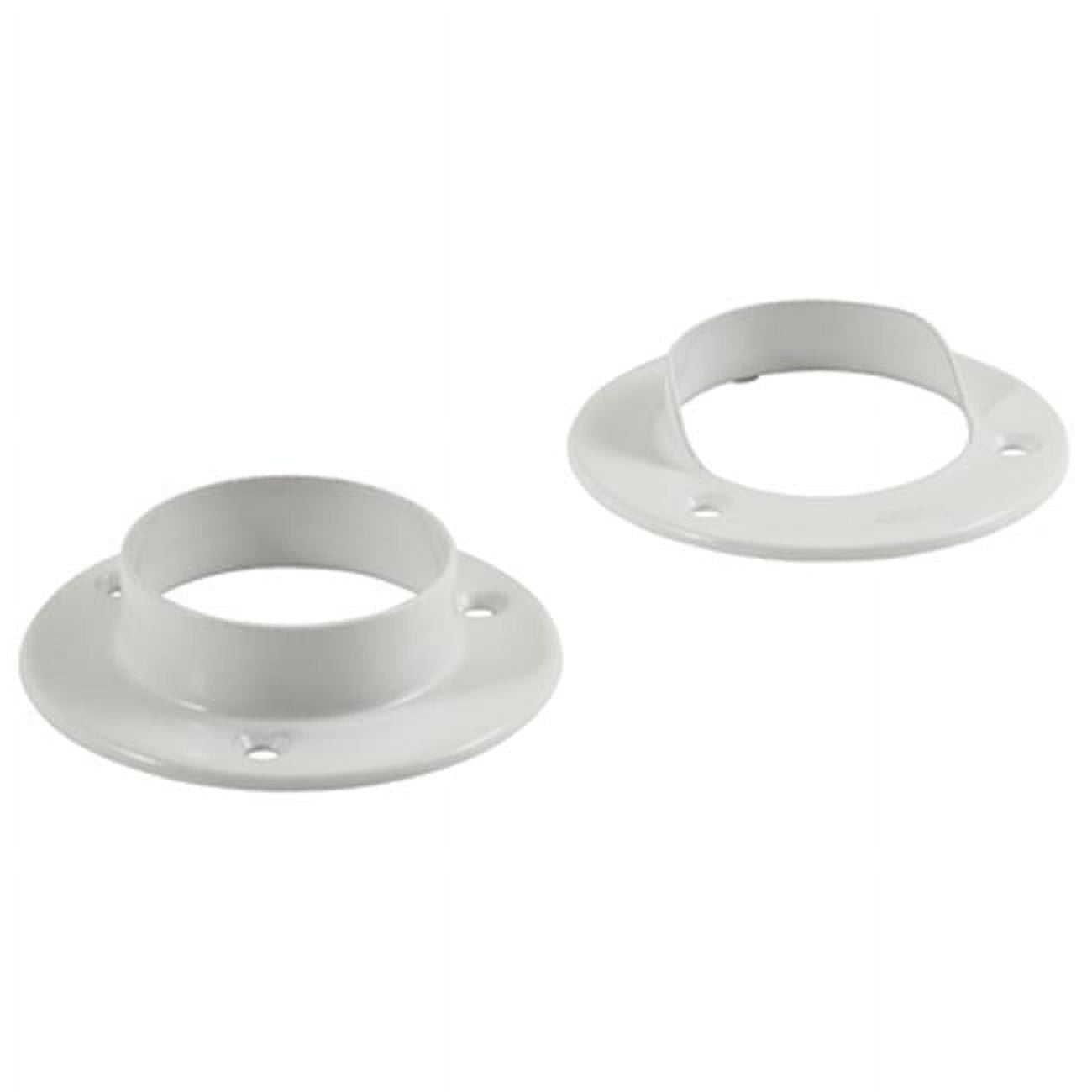 National Hardware N191-570 Pole Socket Set, Steel, White - Walmart.com