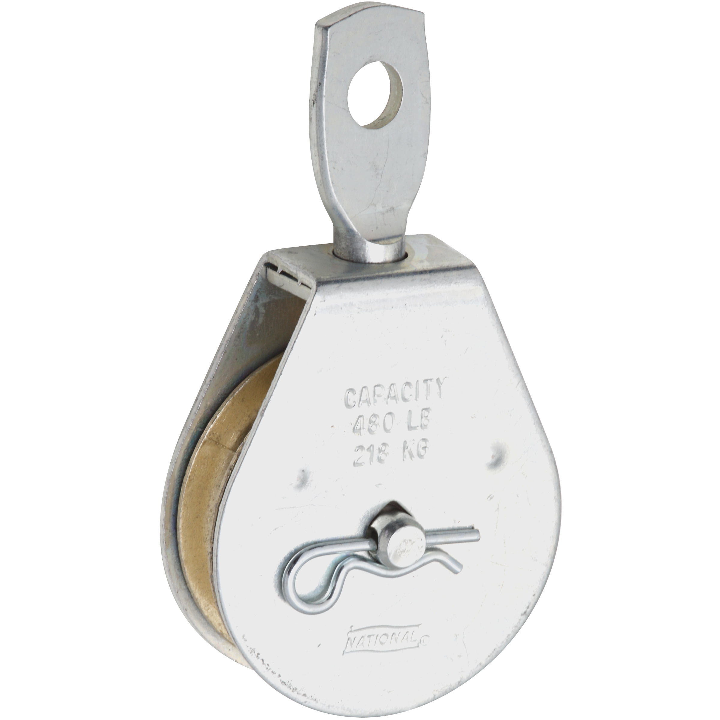 National Hardware, Swivel Single Pulley, 3211BC, Zinc Plated 2 ...