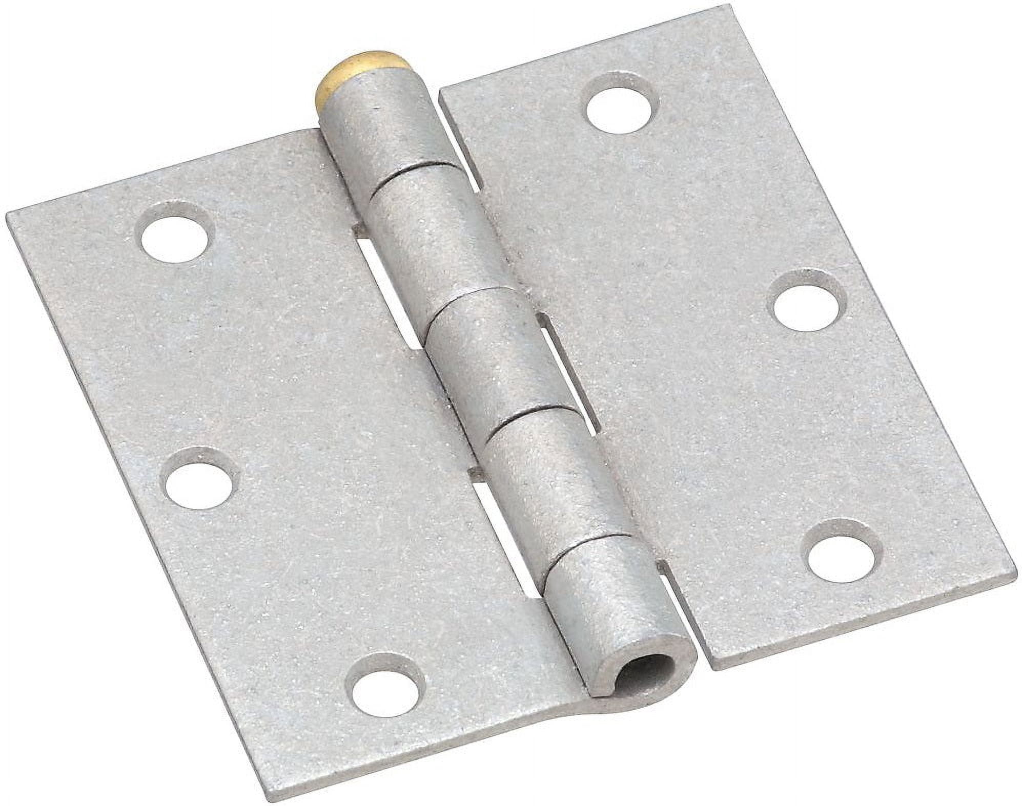 National Hardware N208-843 Full Mortise Broad Hinge, 3-1/2", Galvanized ...