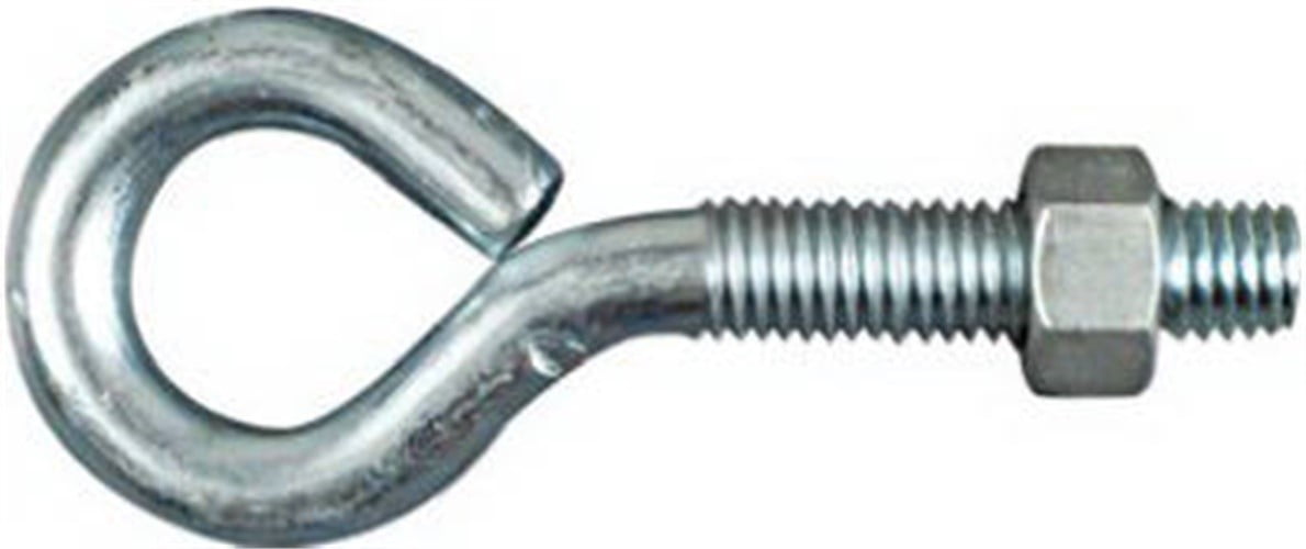 National Hardware 1/2 In. x 4 In. Zinc Eye Bolt with Hex Nut N221-309 ...
