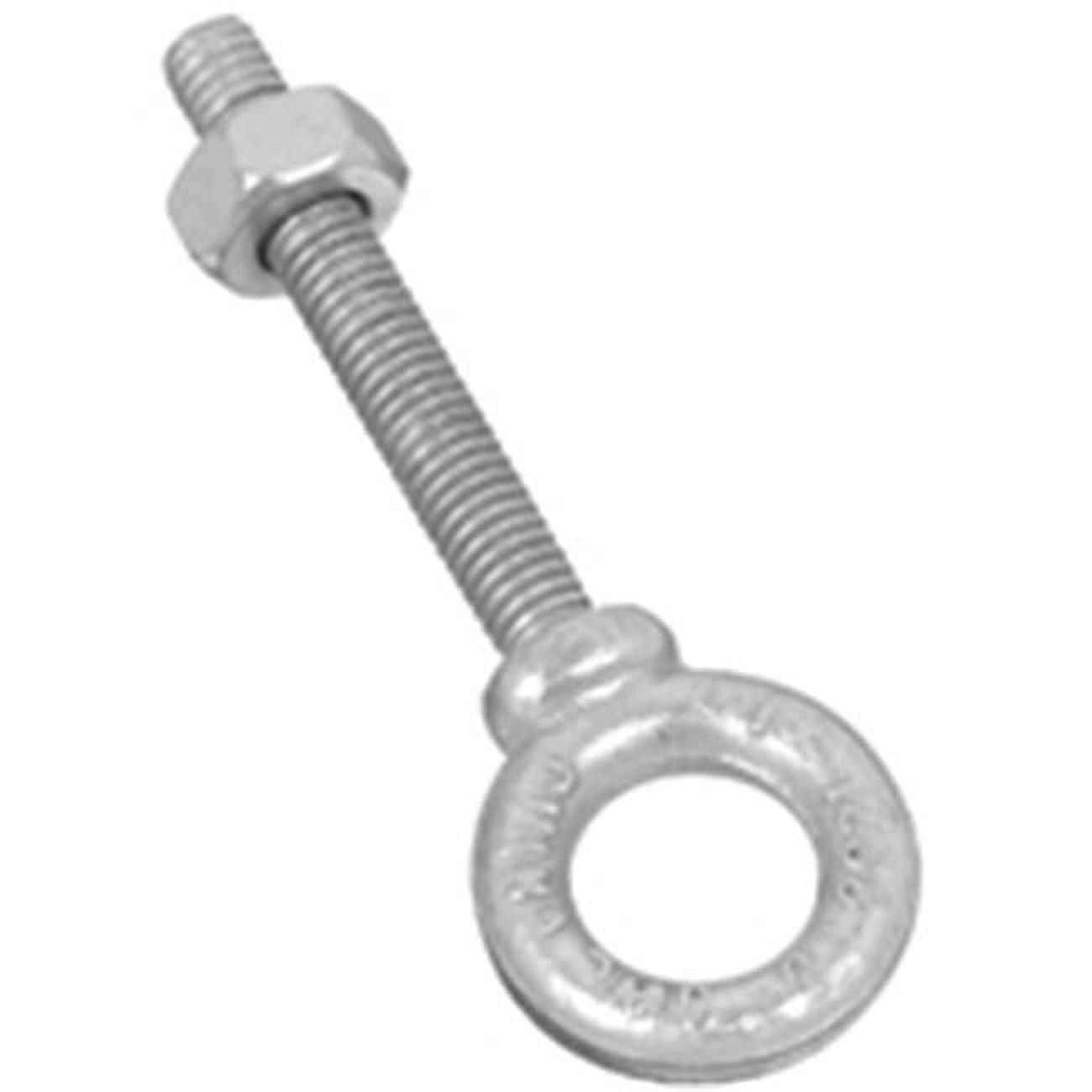 National Hardware N245-126 3260BC Eye Bolt in Galvanized Steel, 3/8" x ...