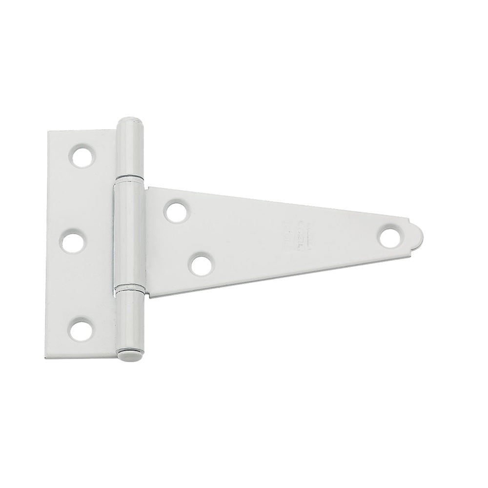 National Hardware N262-071 V286 Extra Heavy T Hinge, White, 4", Each ...