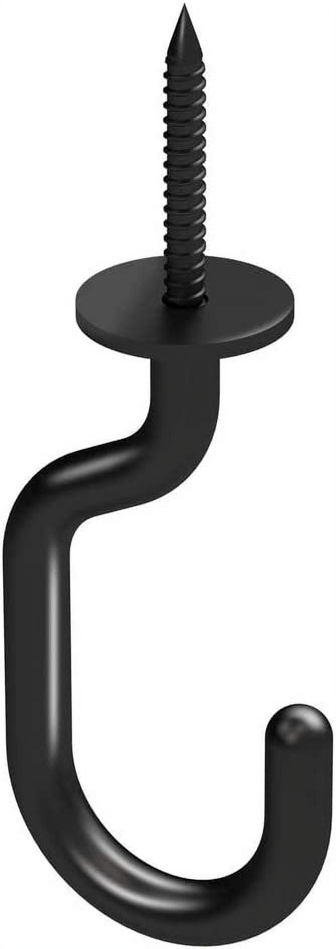 National Hardware N275-523 Modern Ceiling Hook, 3-11/32", Black ...