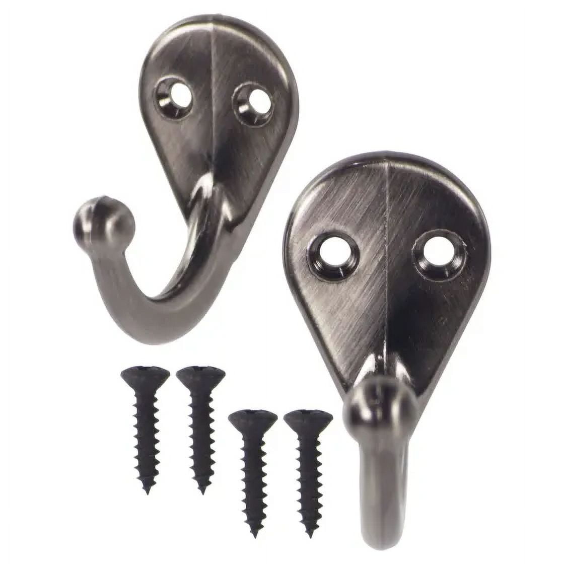 National Hardware N325-720 Basic Single Ball End Robe Hooks Pewter 2 ...