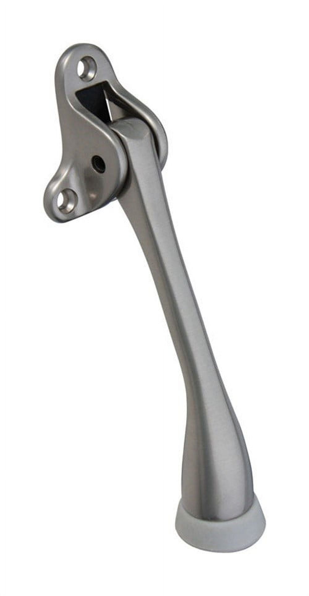 National Hardware N326-249 V1938 Kickdown Door Stop, 5", Satin Nickel ...