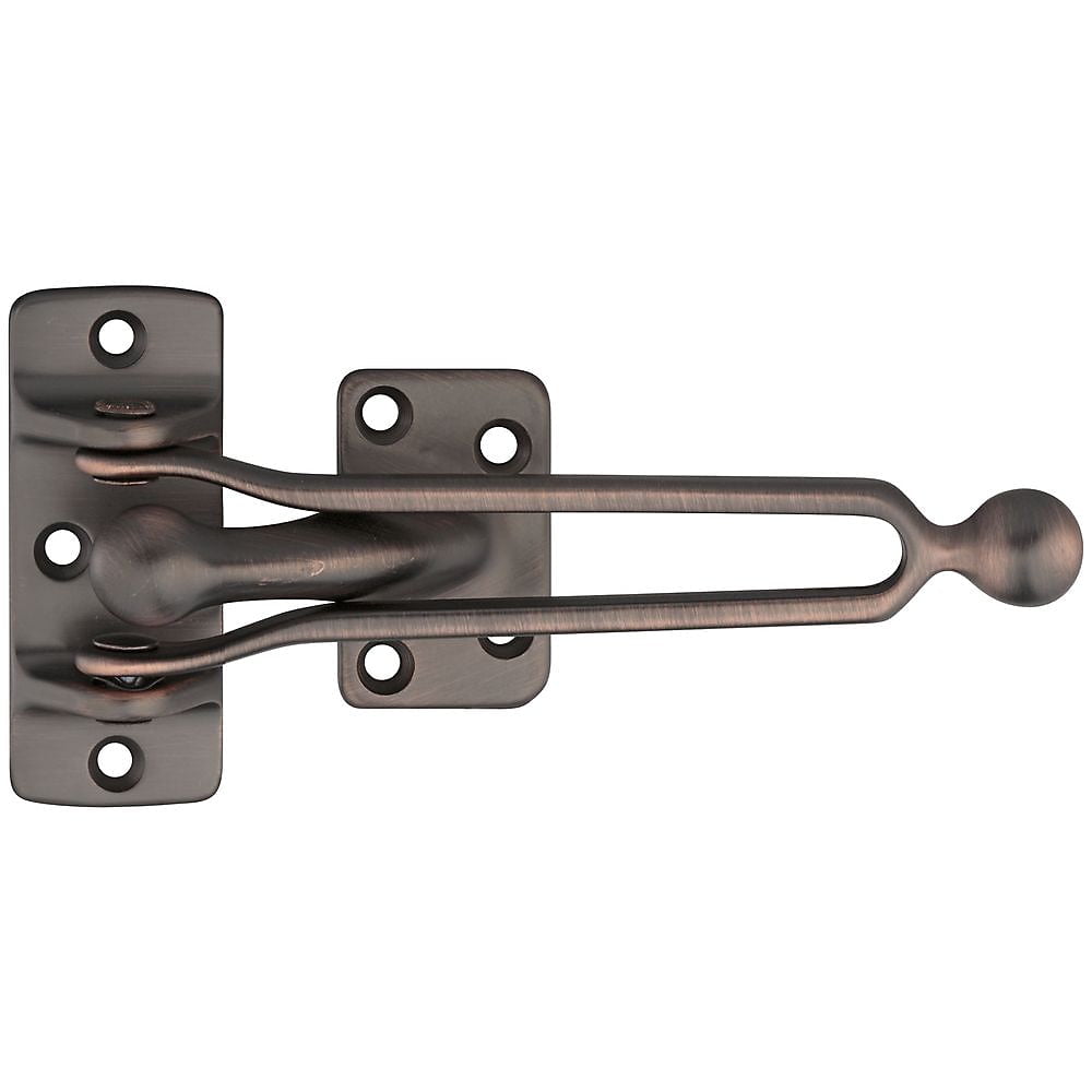 National Hardware N336-255 Deluxe Swing Door Security Guard Solid Brass ...