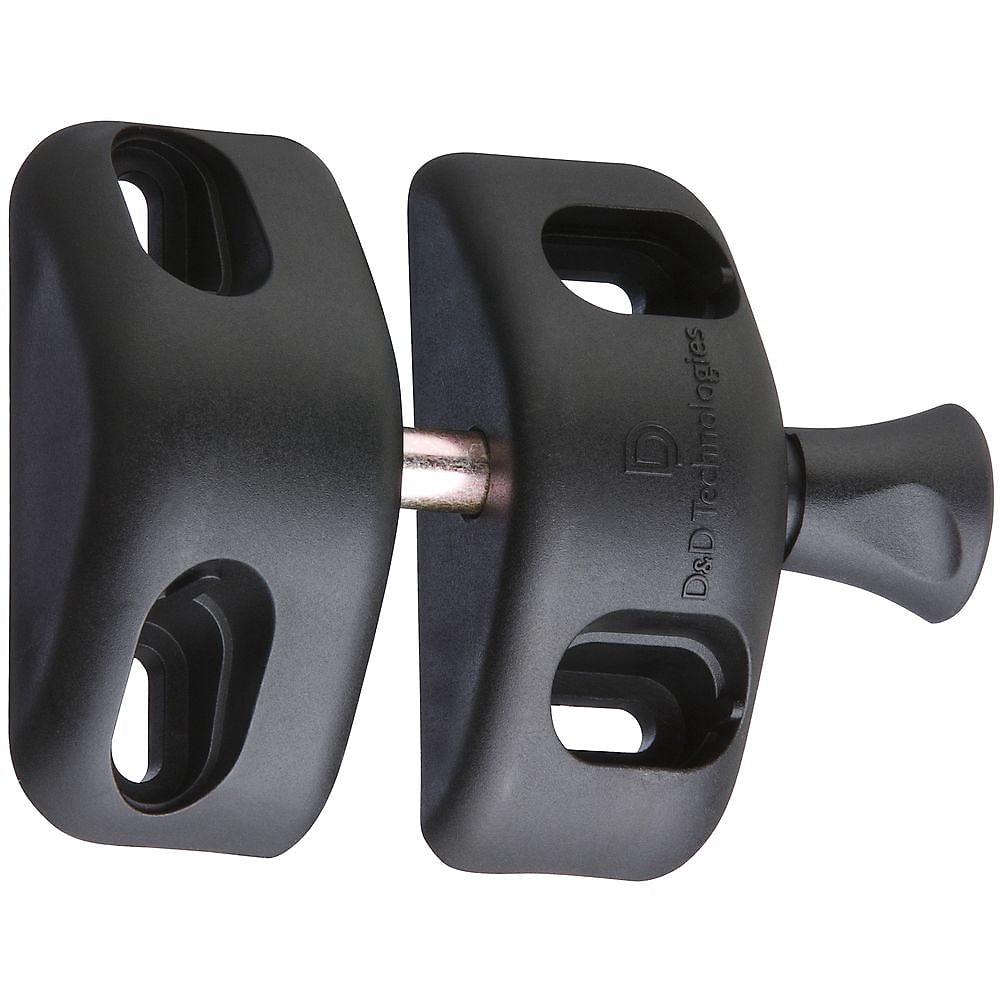 National Hardware N346-203 Magnetic Gate Latch with Side Pull, Black, 2 ...