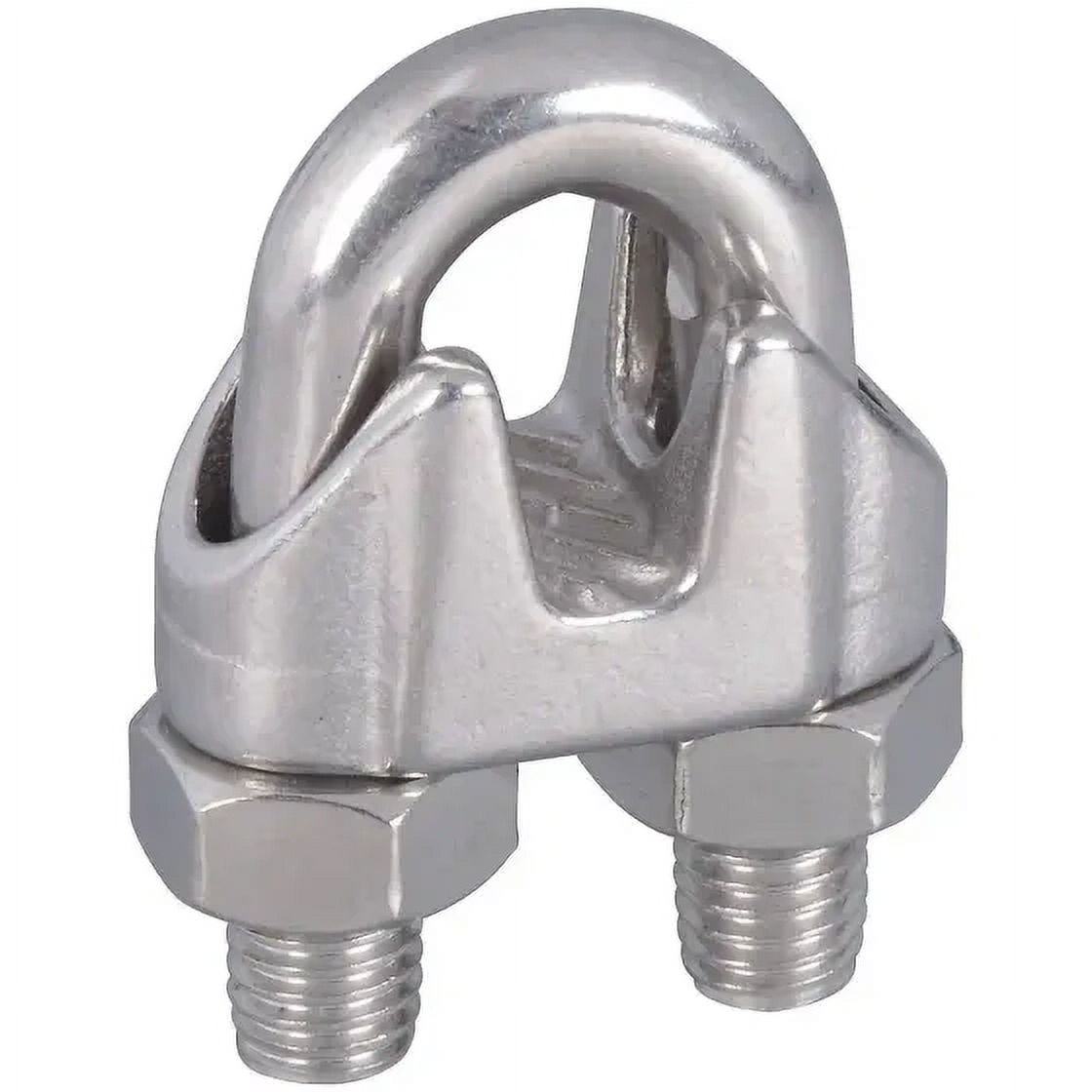 National Hardware N348-920 S850-859 Wire Cable Clamp 3/8 Inch Stainless ...