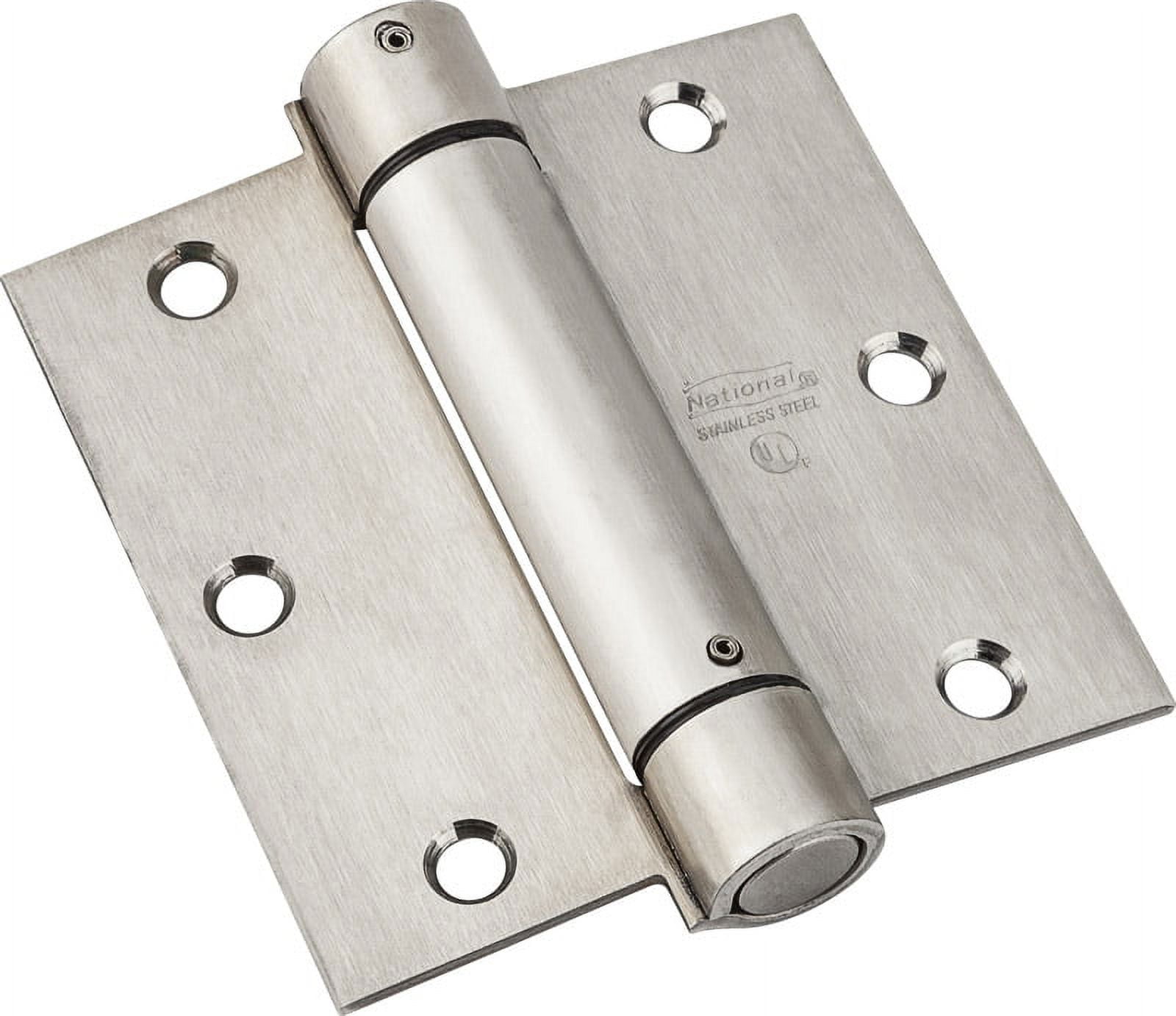 National Hardware N350-785 V520 Spring Door Hinge, 3-1/2", Stainless ...