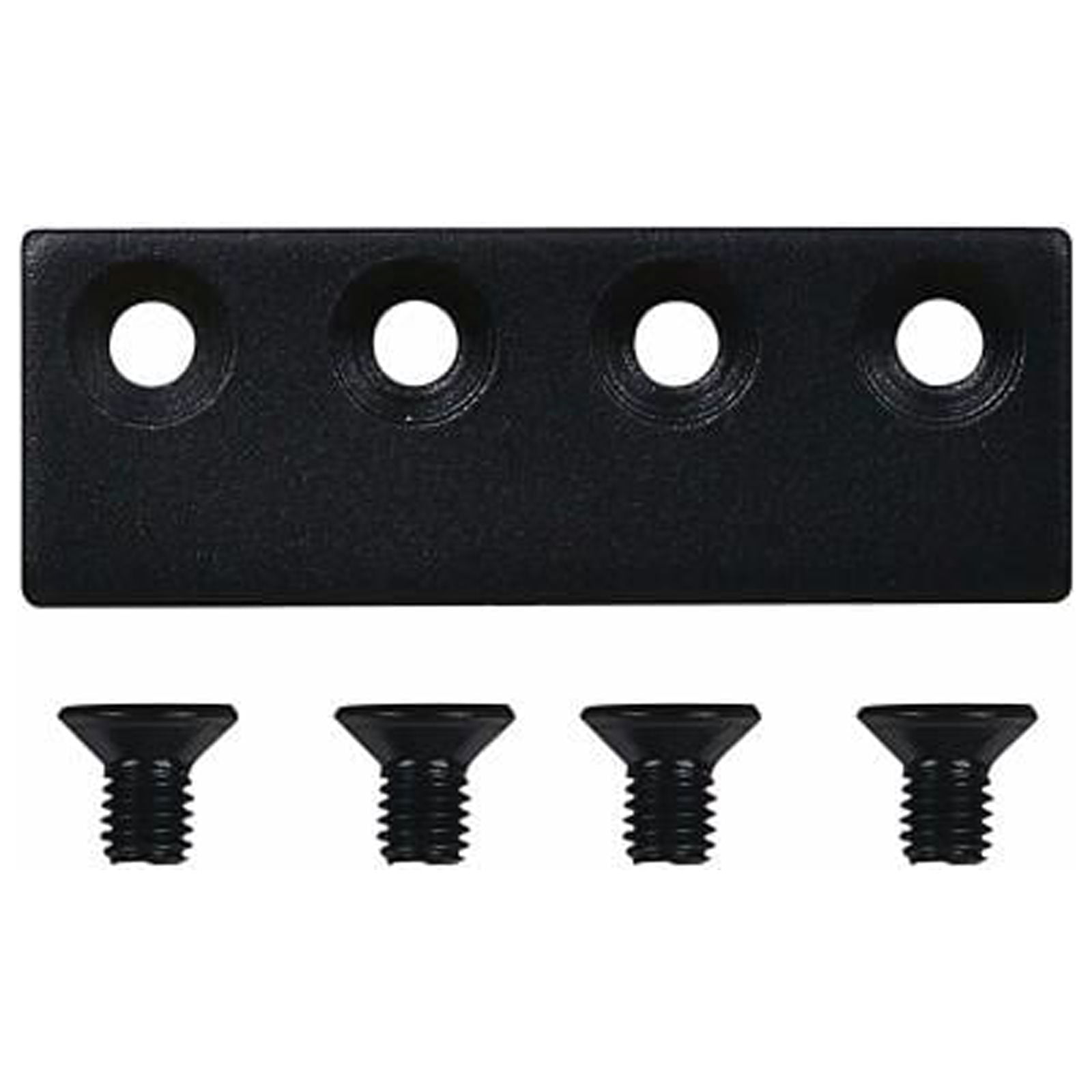 National Hardware N700-106 Sliding Door Connecting Adaptor, Matte Black ...