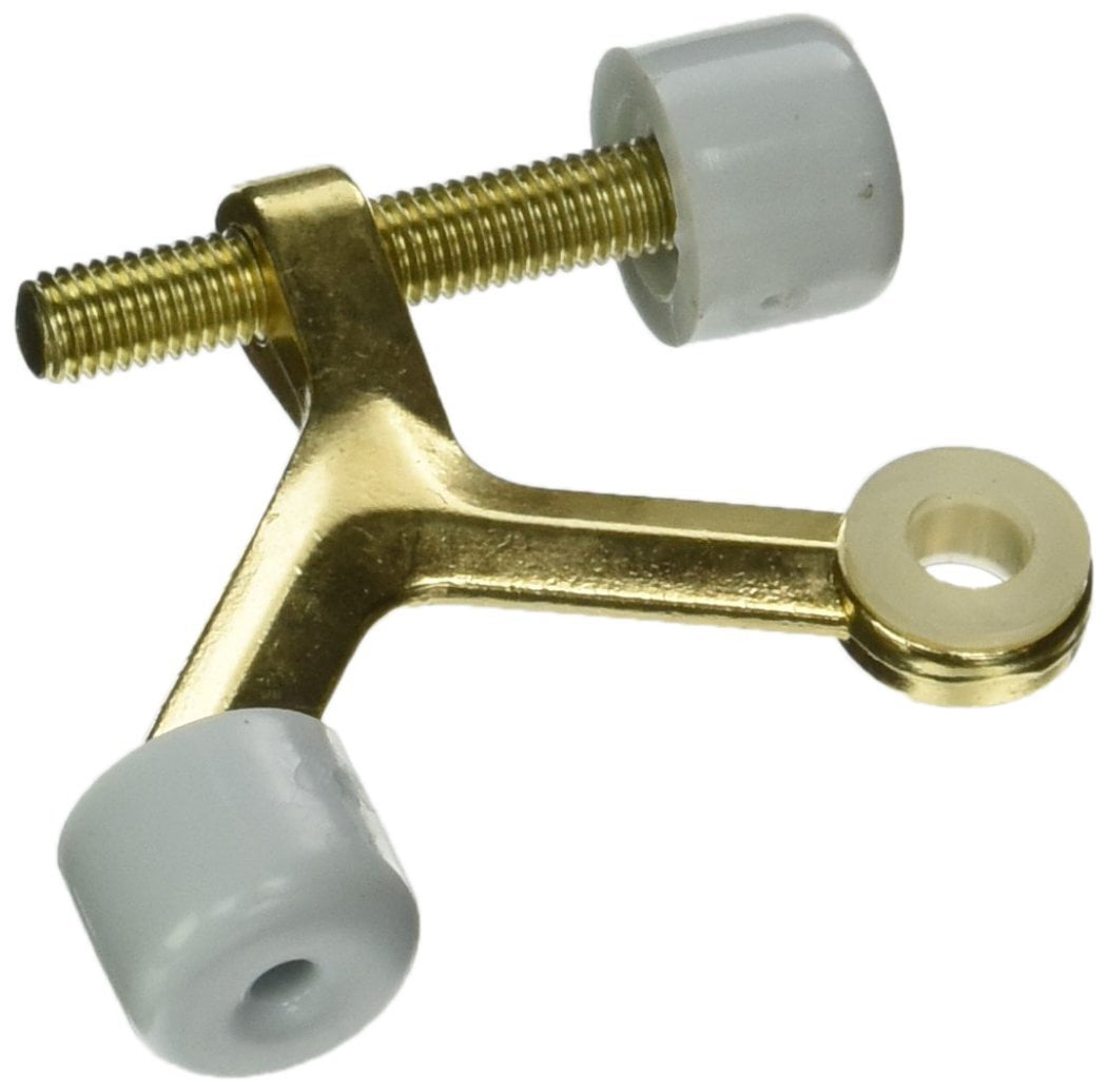 National Hardware N830-121 Hinge Pin Door Stop, Zinc, Polished Brass - Walmart.com