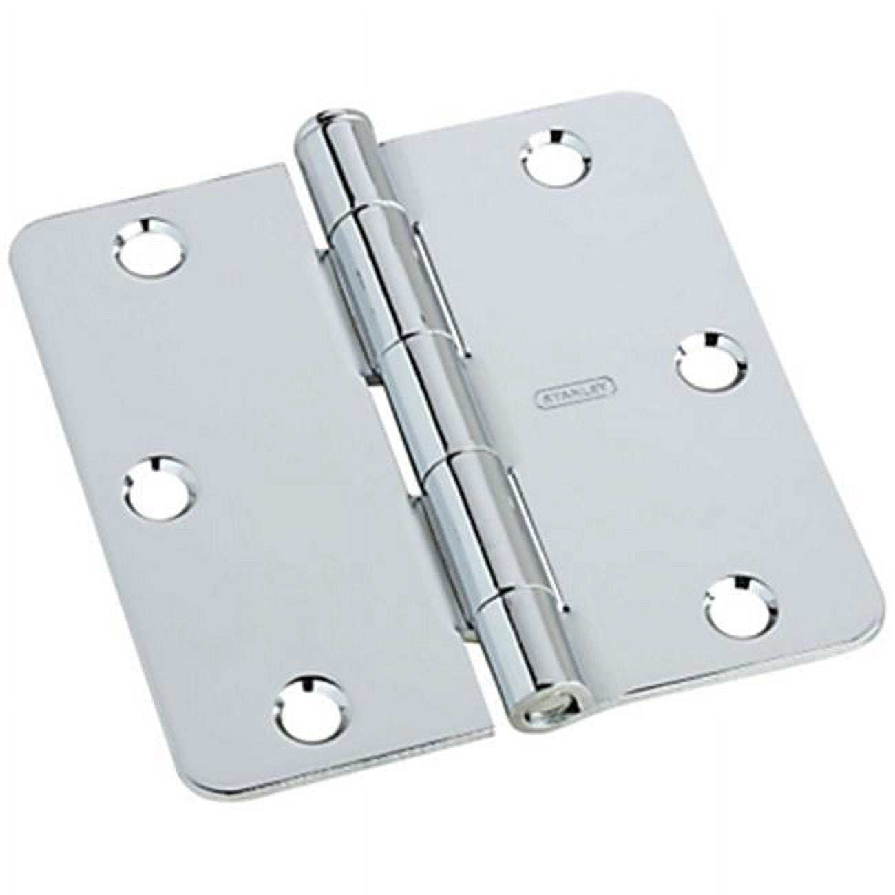 National Hardware N830-182 Door Hinge, 50 lb Weight Capacity, Cold Rolled Steel, Polished Chrome ...