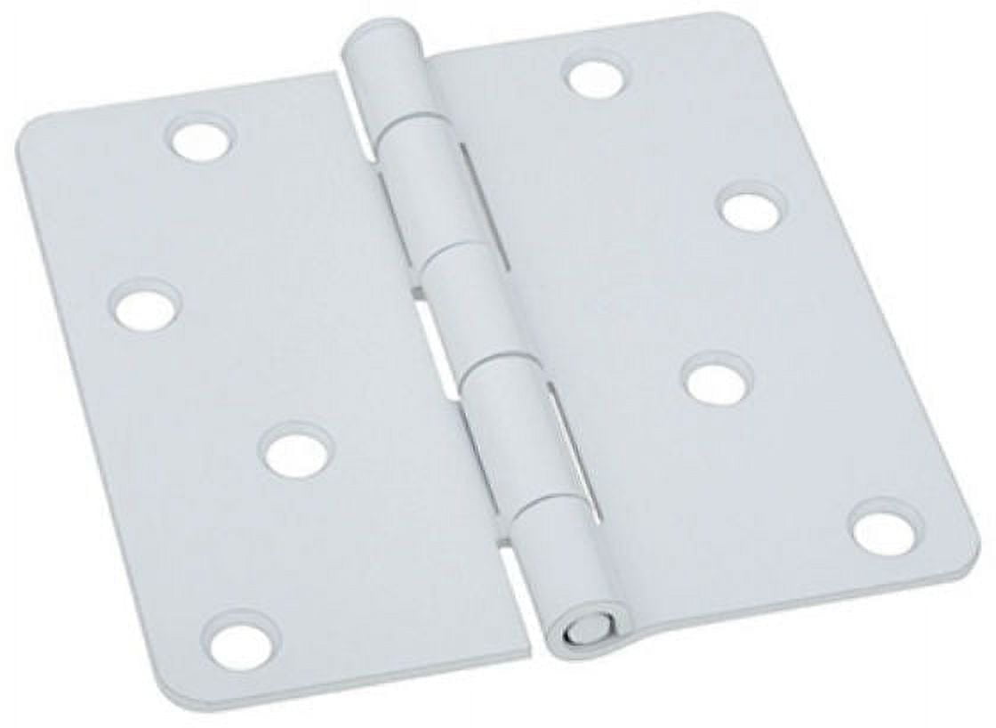 National Hardware N830-219 Prime Coat White Door Hinge, 1/4" Round ...