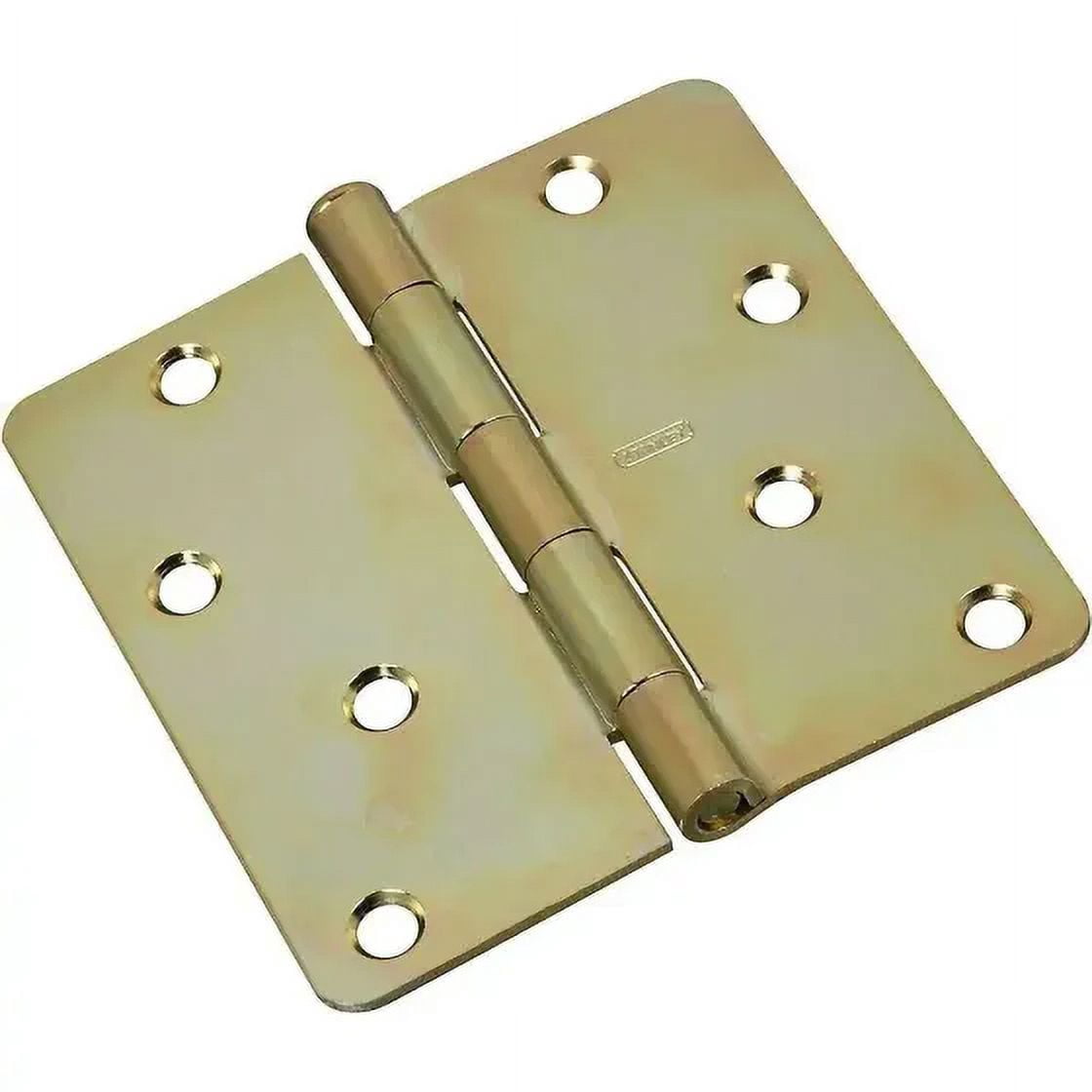 National Hardware N830-264 Door Hinge 4 Inch 1/4 Radius Brass Tone, Each - Walmart.com
