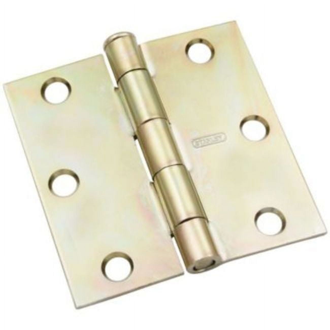 National Hardware N830-268 SPB512 Square Corner Door Hinge, 3", Brass - Walmart.com