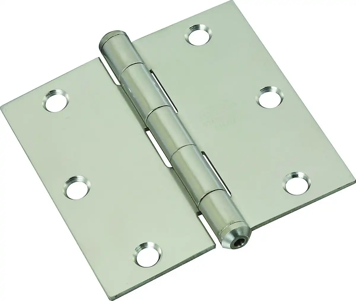 National Hardware N830-275 Door Hinge 3-1/2 Inch Square Corner Stainless Steel - Walmart.com