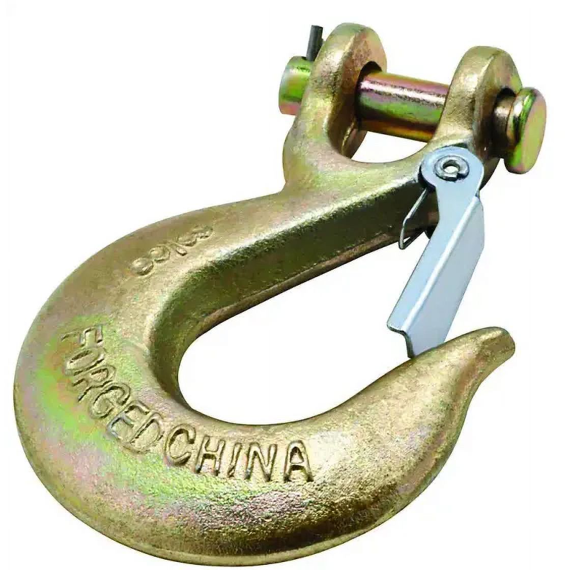 National Hardware N830-318 Clevis Hook With Latch 3/8 Inch Yellow ...