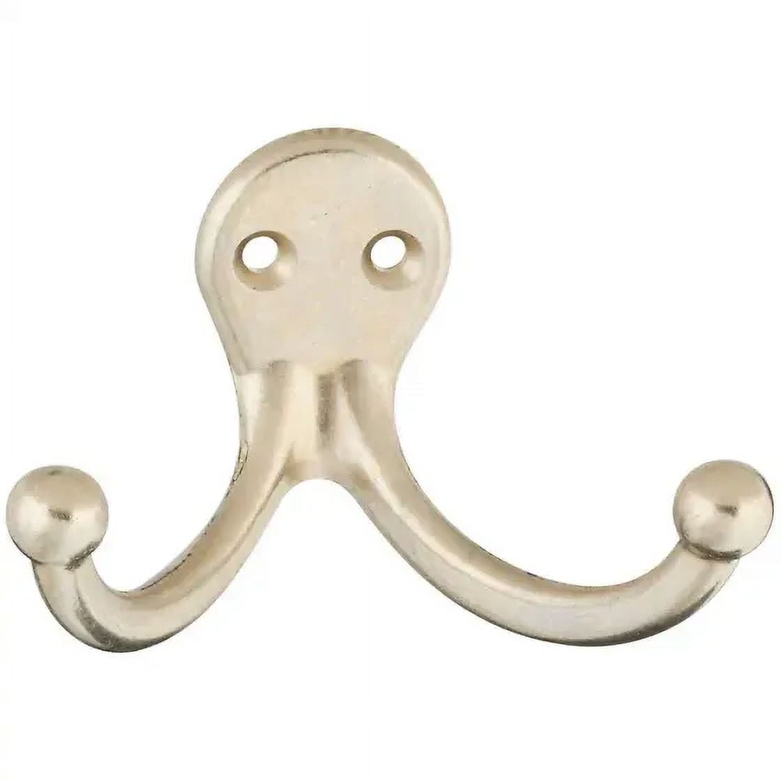National Hardware S750-046 Stanley Double Prong Ball End Robe Hook ...