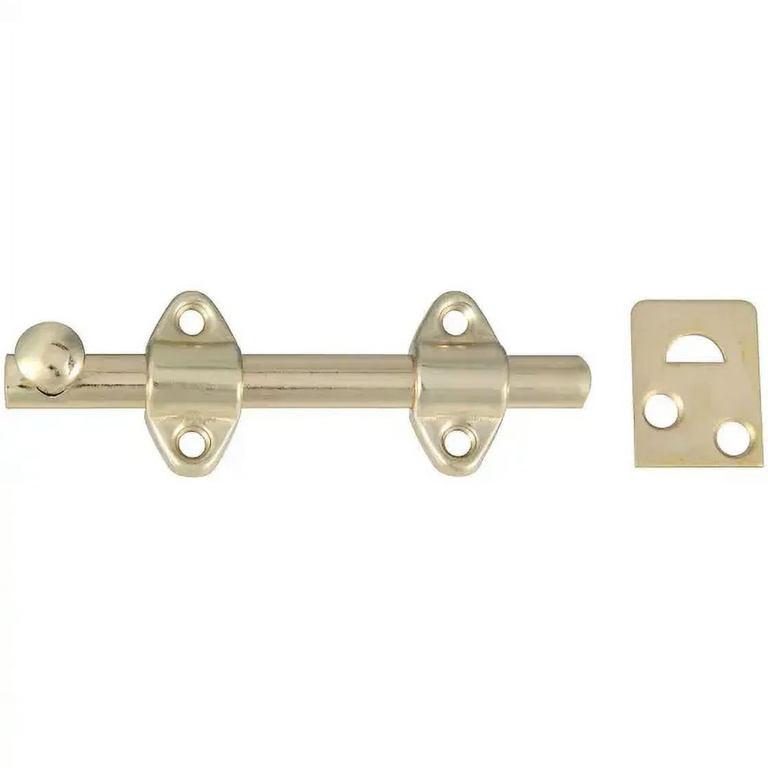 National Hardware S763-550 N236-342 Stanley Surface Bolt 4 Inch Satin ...