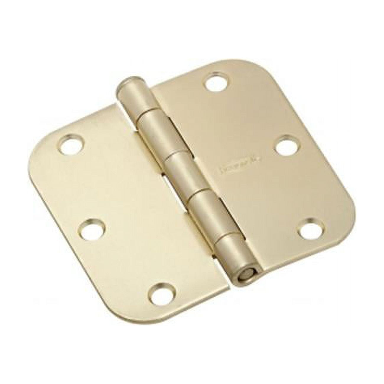 National Hardware - SPB512R5/8 3-1/2" 5/8R Hinge 1/pk - Satin Brass ...