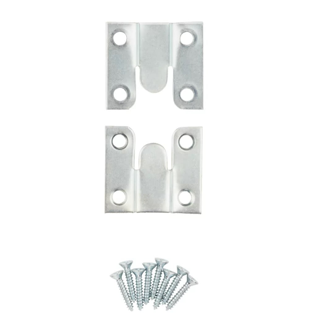 National Hardware - V2539 1-3/4" x 1-1/2" Flush Mount Hanger 2/pk ...
