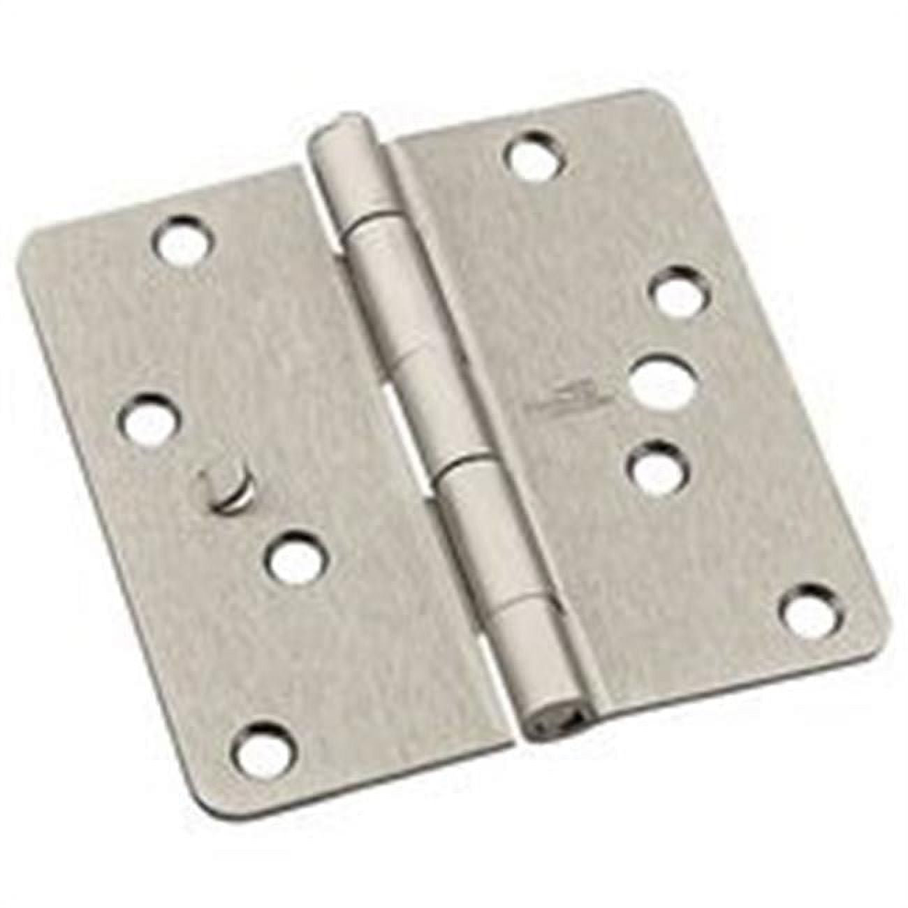 National Hardware - V512R5/8 4" 5/8R Hinge with Security Stud 3/pk - Satin Nickel - Walmart.com