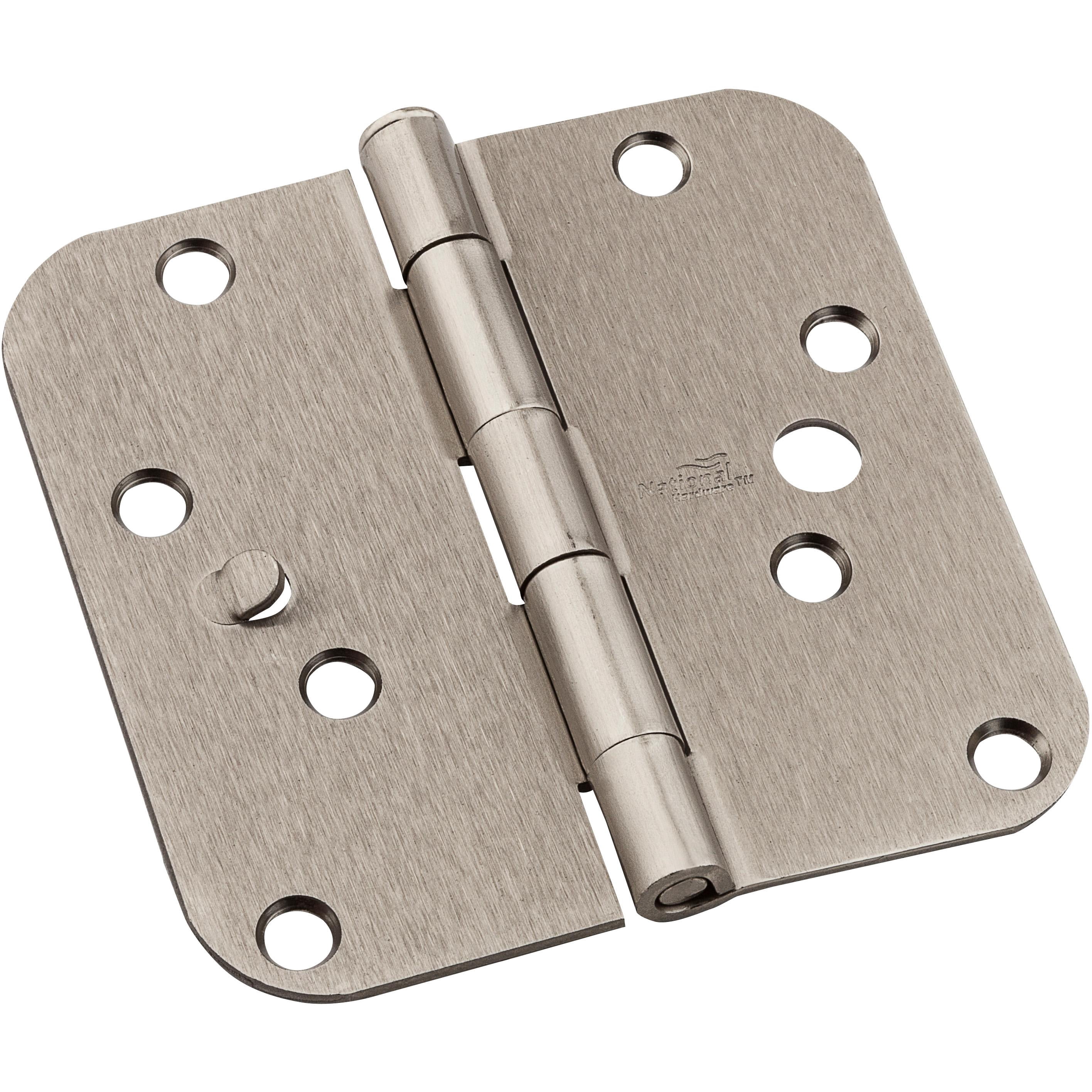 National Hardware - V512R5/8 4" 5/8R Hinge with Security Stud 3/pk ...