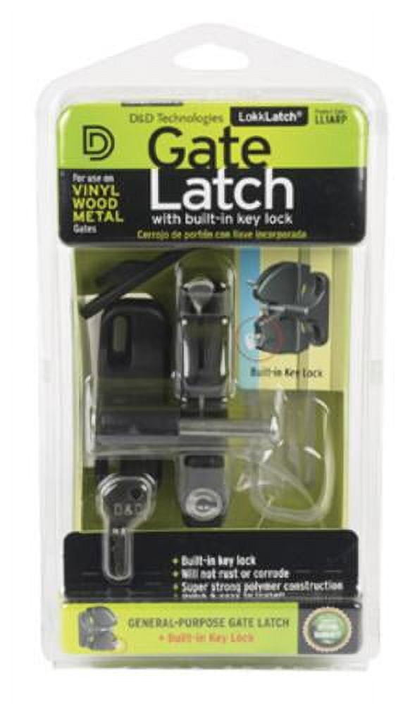 National Hardware V6201 Series N346-201 Lock Latch, 4-9/16 in L, Glass ...