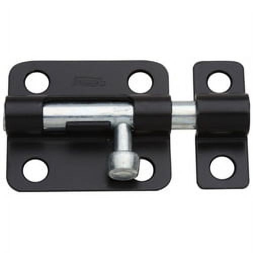 National Hardware - V834 2-1/2" Barrel Bolt - Black - Walmart.com