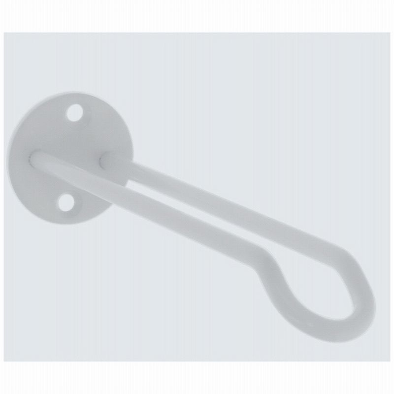 National Hardware's 7" White Plant Hanger Wall Base is designed to act ...