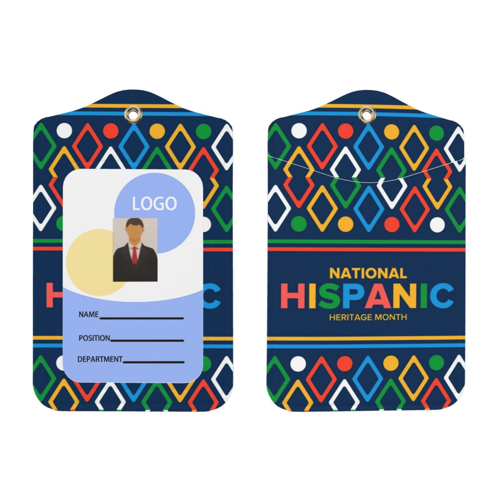 National Hispanic Heritage Month 2022 Id Card Badge Leather Holder Case ...