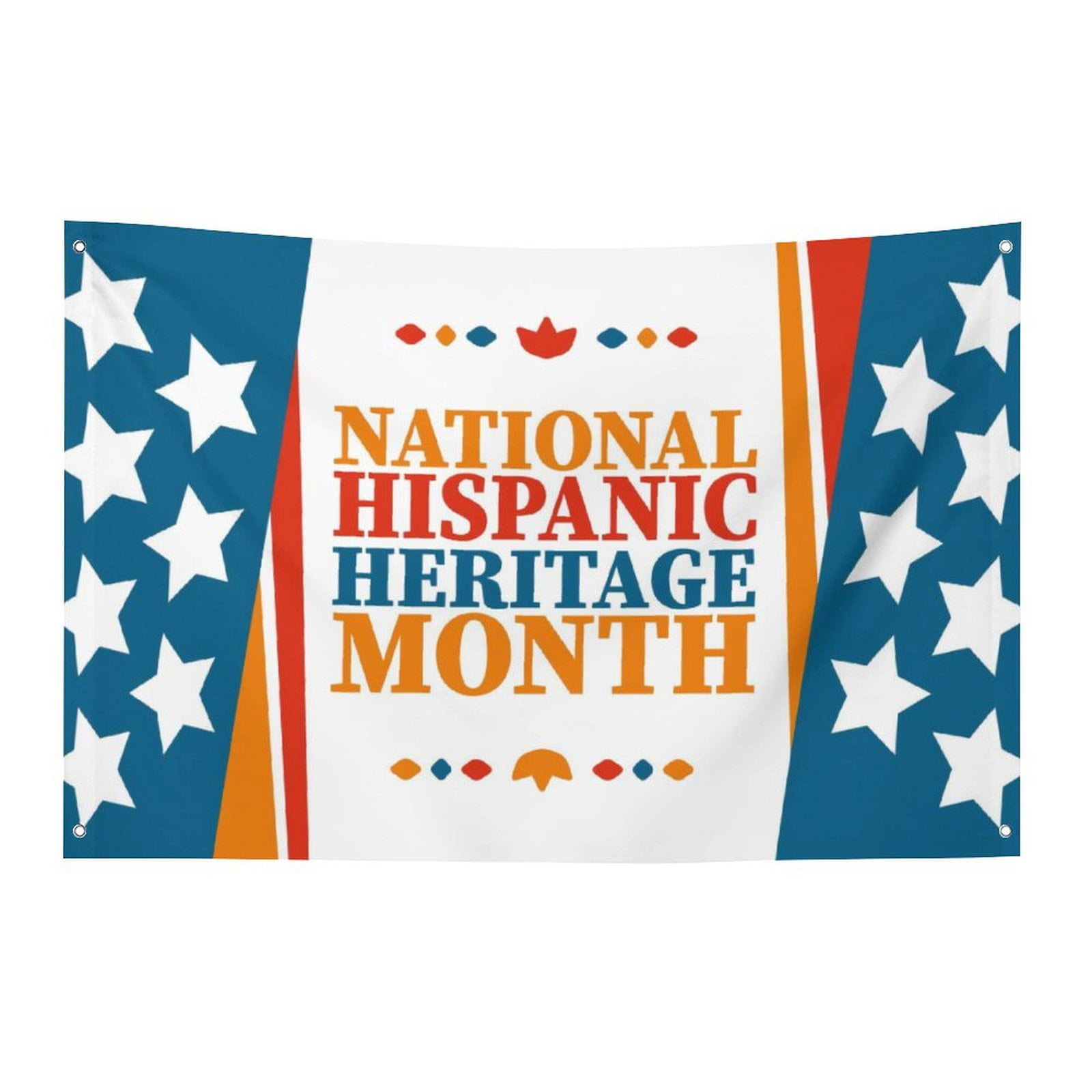National Hispanic Heritage Month 2022 Tapestry Banner Backdrop Flag ...