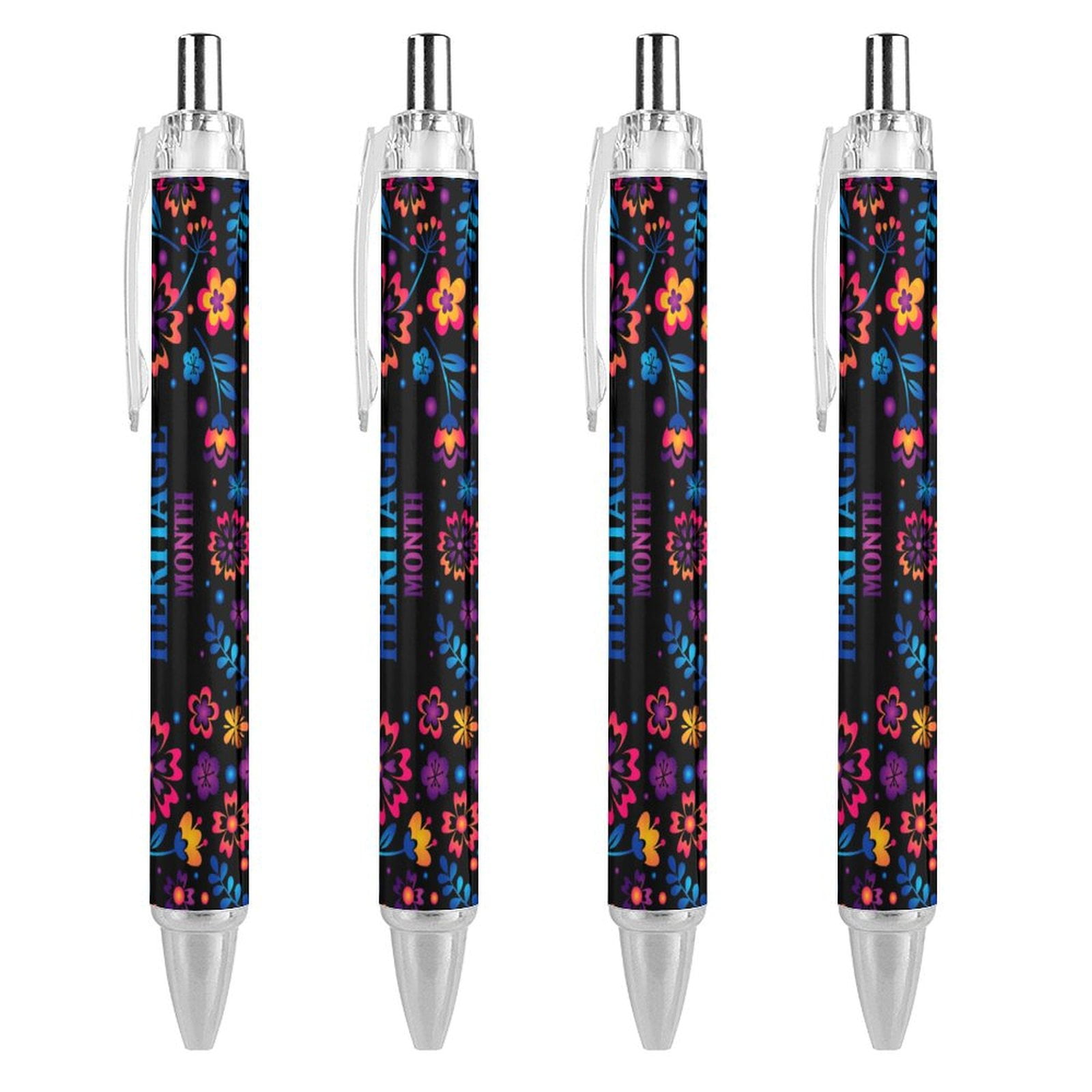National Hispanic Heritage Month Ballpoint Pen Retractable Pens Black ...