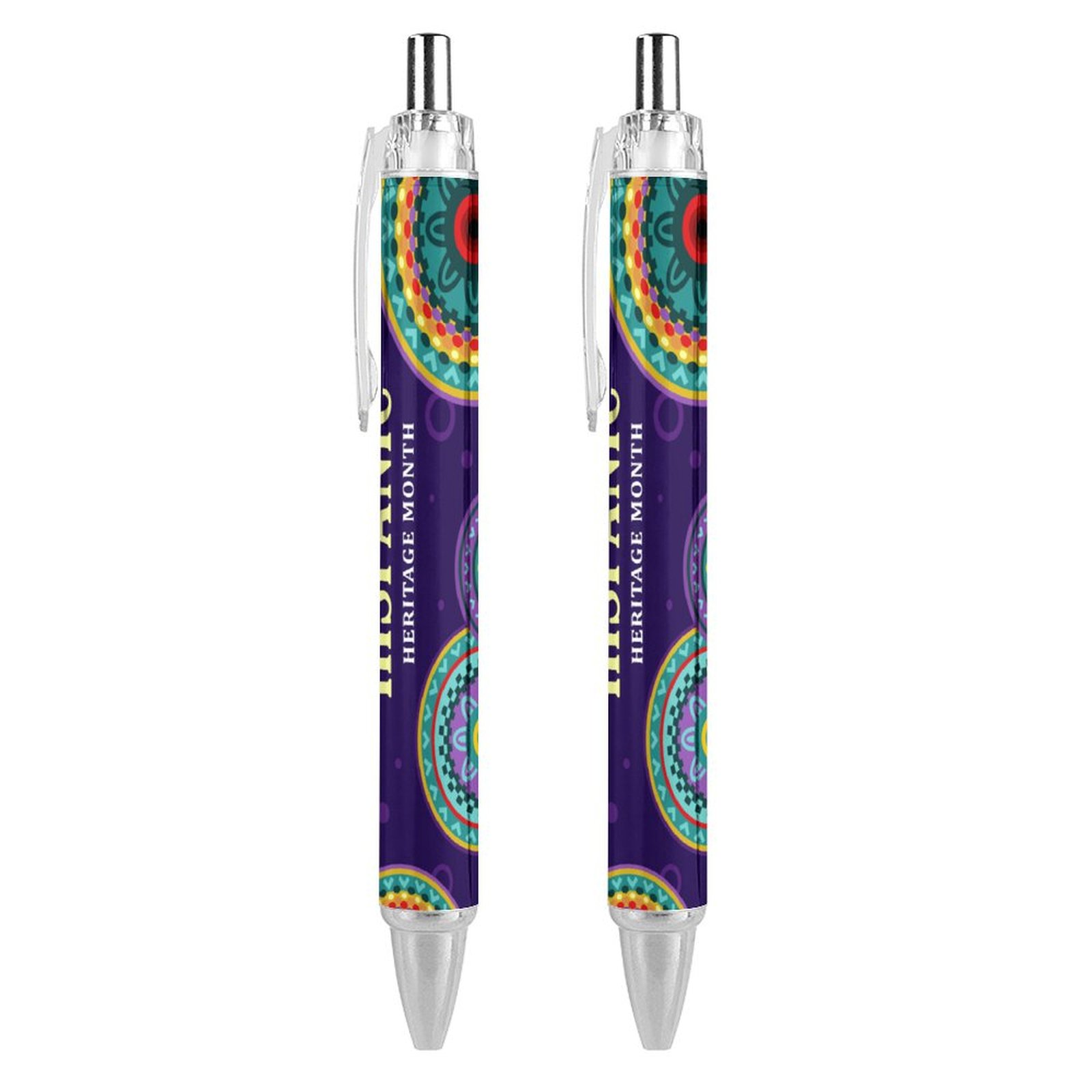 National Hispanic Heritage Month Ballpoint Pen Retractable Pens Black ...