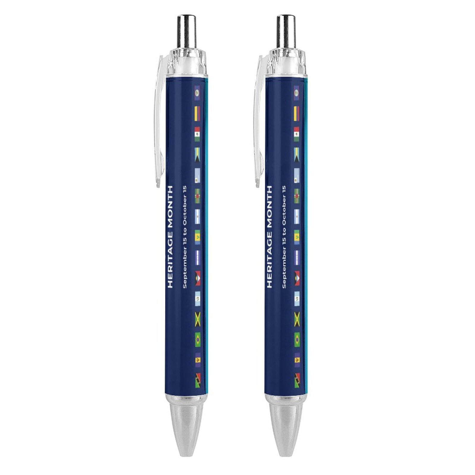 National Hispanic Heritage Month Ballpoint Pen Retractable Pens Black ...