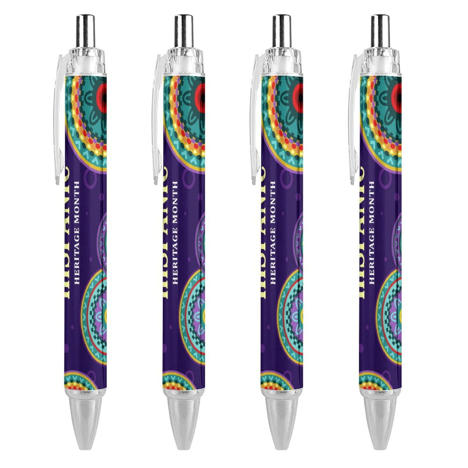 National Hispanic Heritage Month Ballpoint Pen Retractable Pens Black ...