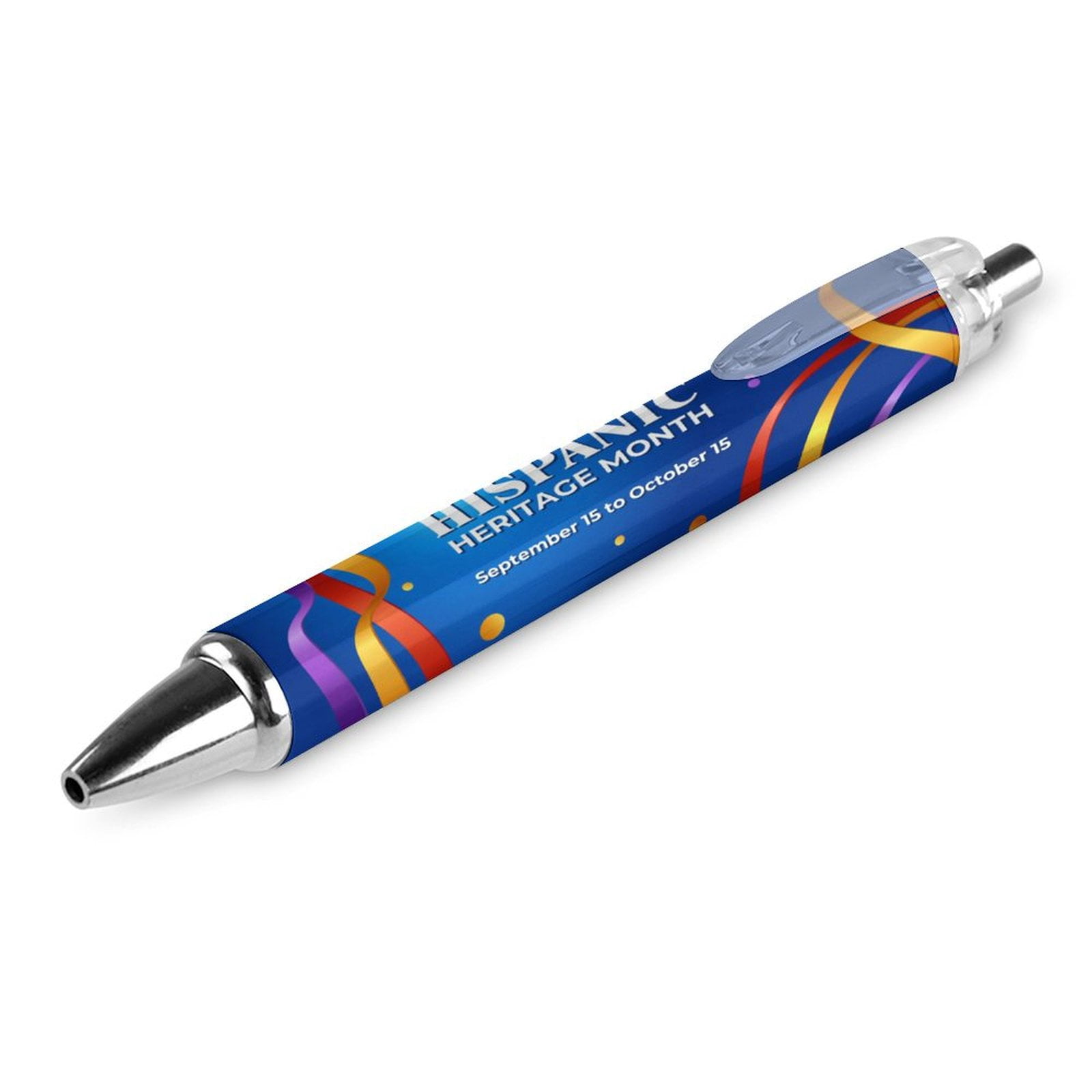National Hispanic Heritage Month Ballpoint Pen Retractable Pens Black ...