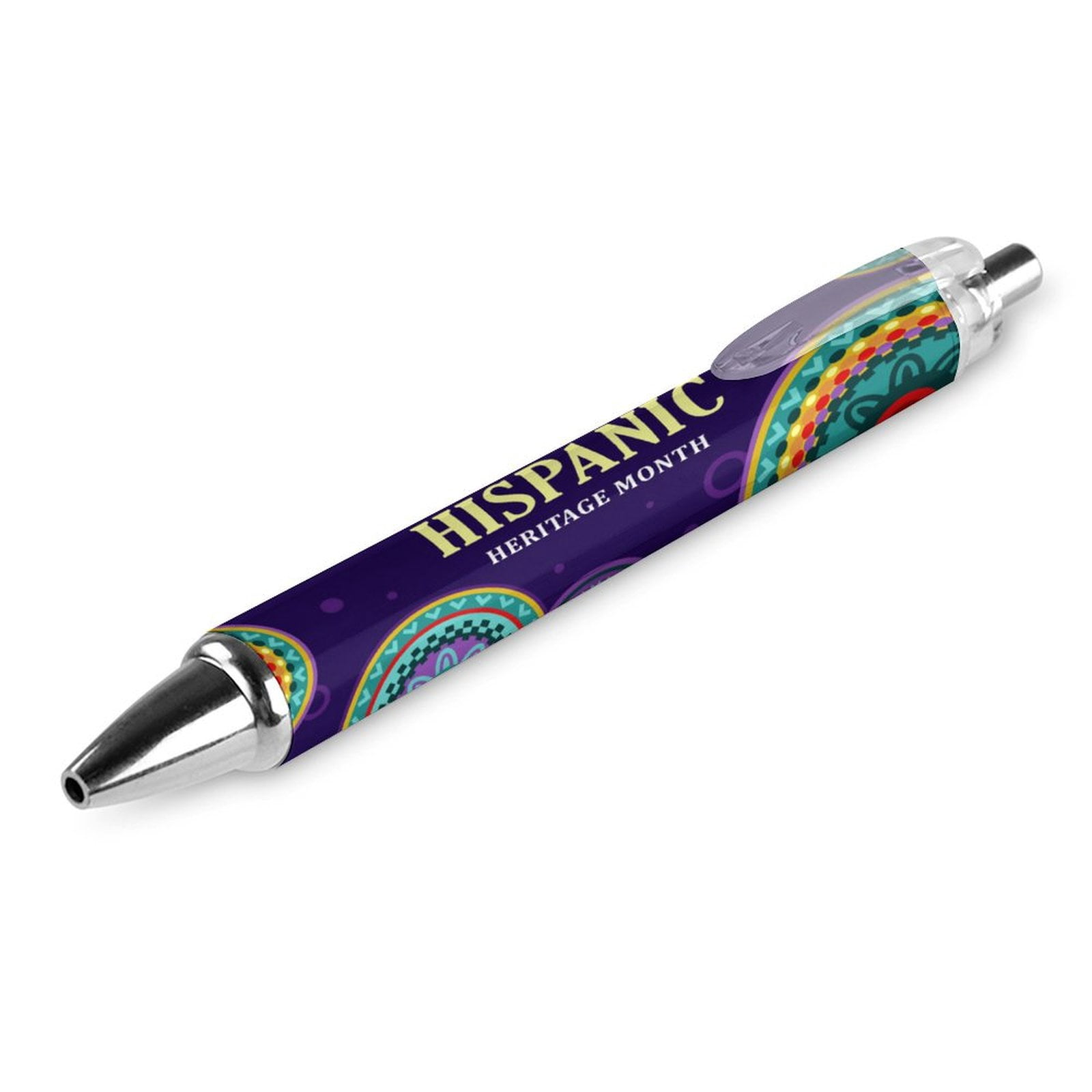National Hispanic Heritage Month Ballpoint Pen Retractable Pens Black ...