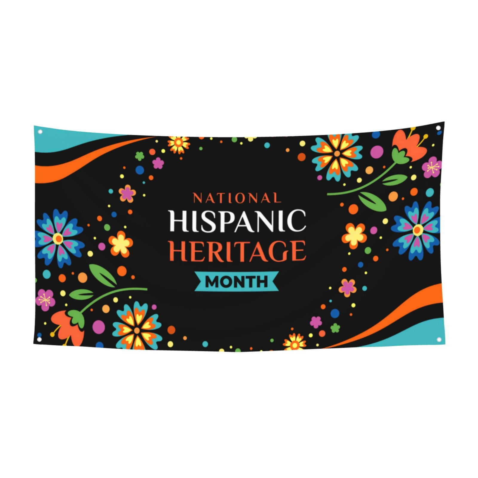 National Hispanic Heritage Month Banner Flag Photography Background ...