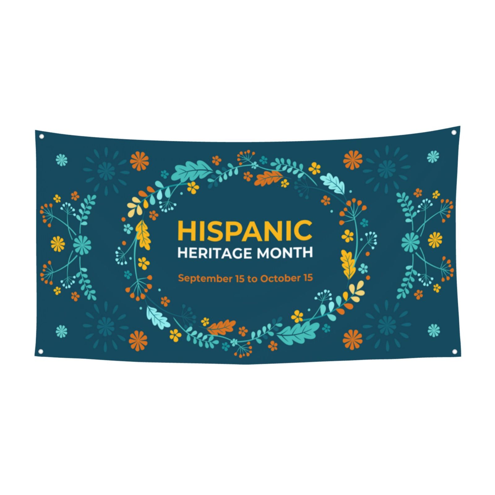 National Hispanic Heritage Month Banner Flag Photography Background ...