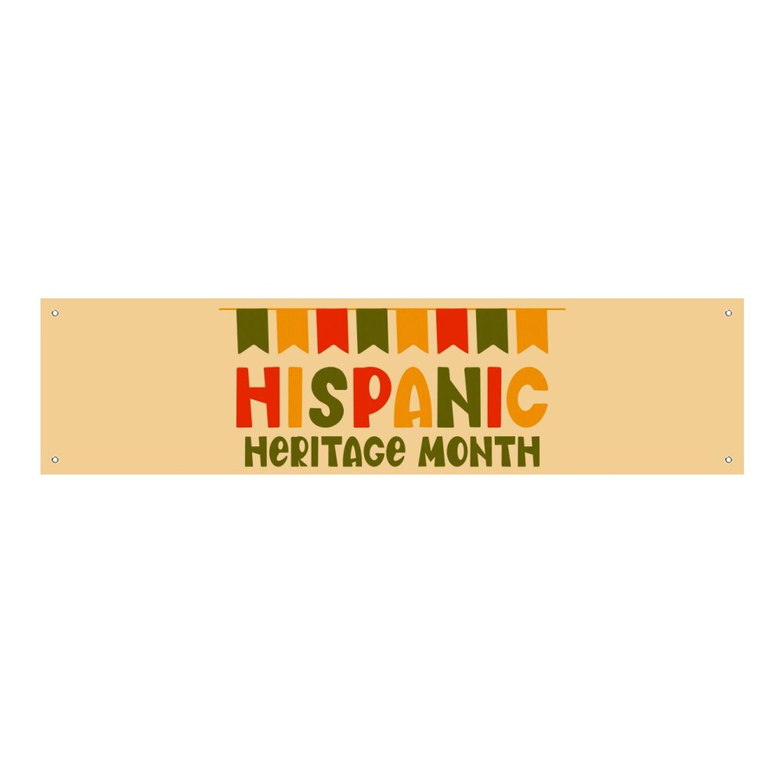 National Hispanic Heritage Month Banners Flag Hanging Backdrop Sign ...