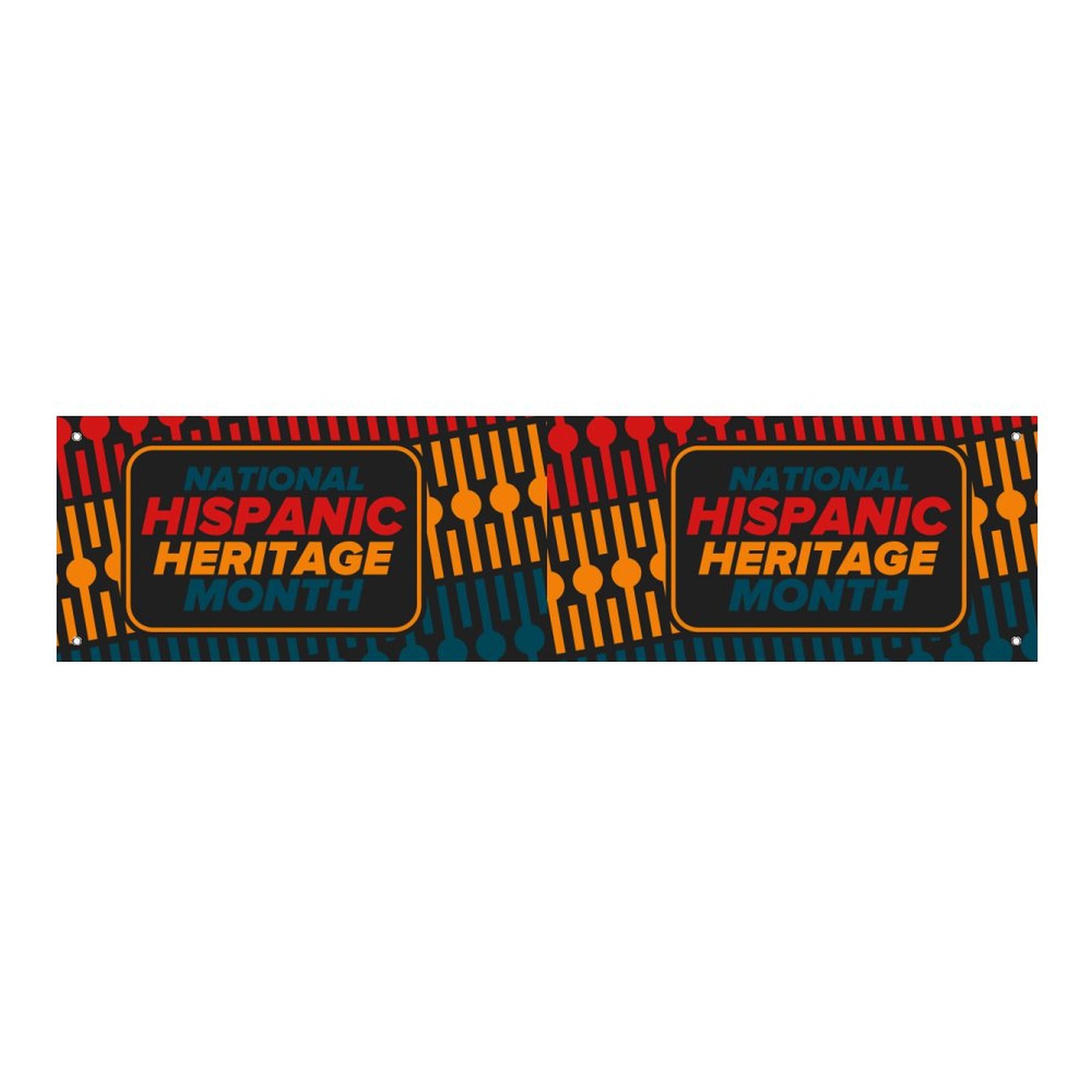 National Hispanic Heritage Month Banners Flag Hanging Backdrop Sign ...