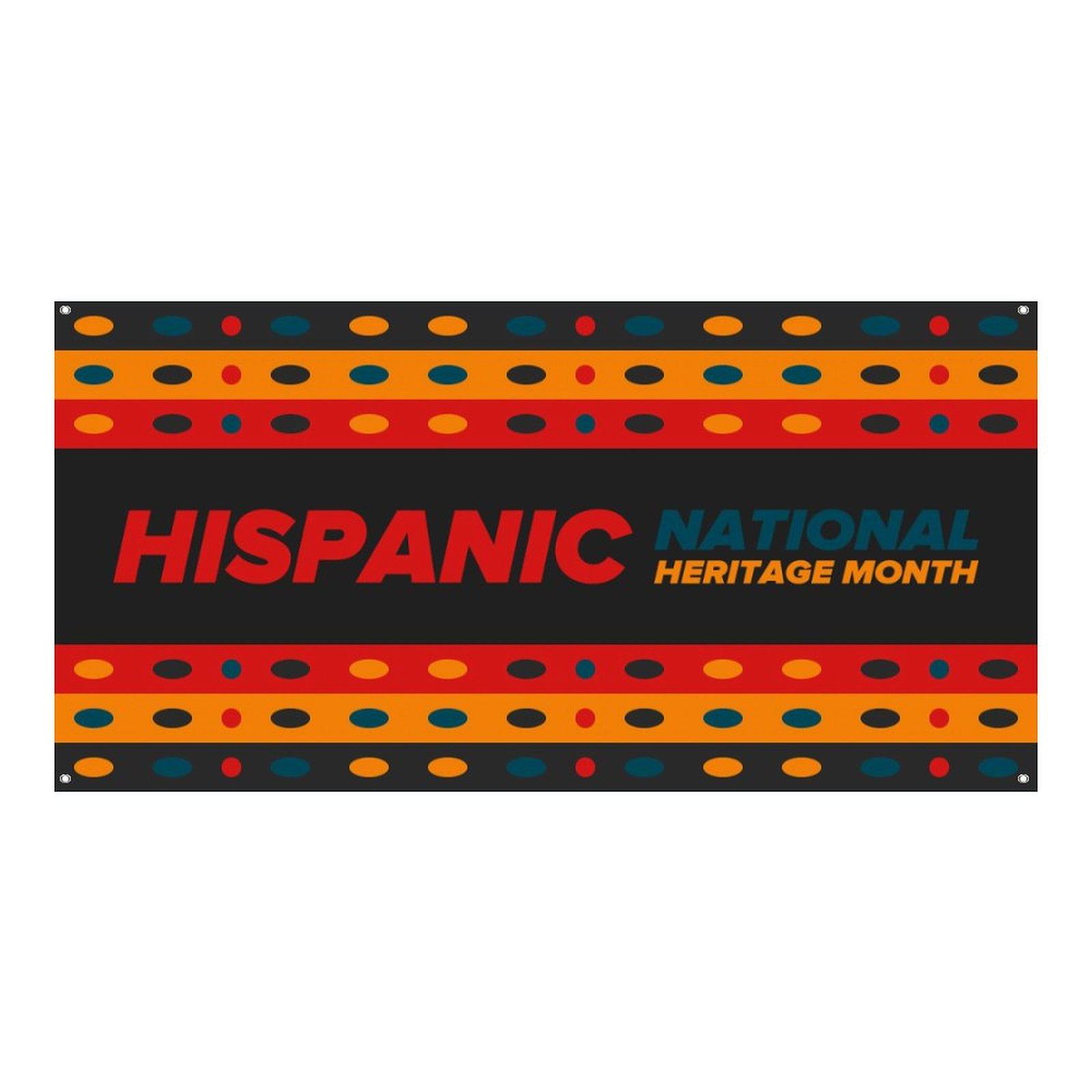 National Hispanic Heritage Month Banners Flag Hanging Backdrop Sign ...