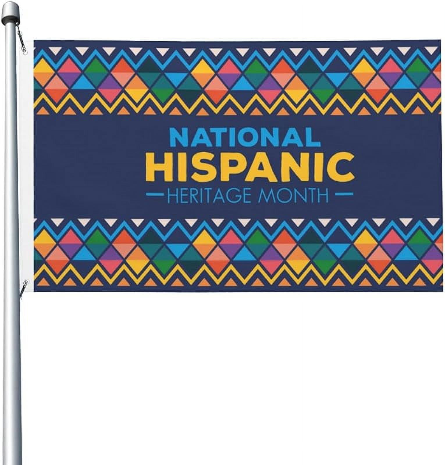 National Hispanic Heritage Month Flag 3x5 Feet Garden Flag Double Sided