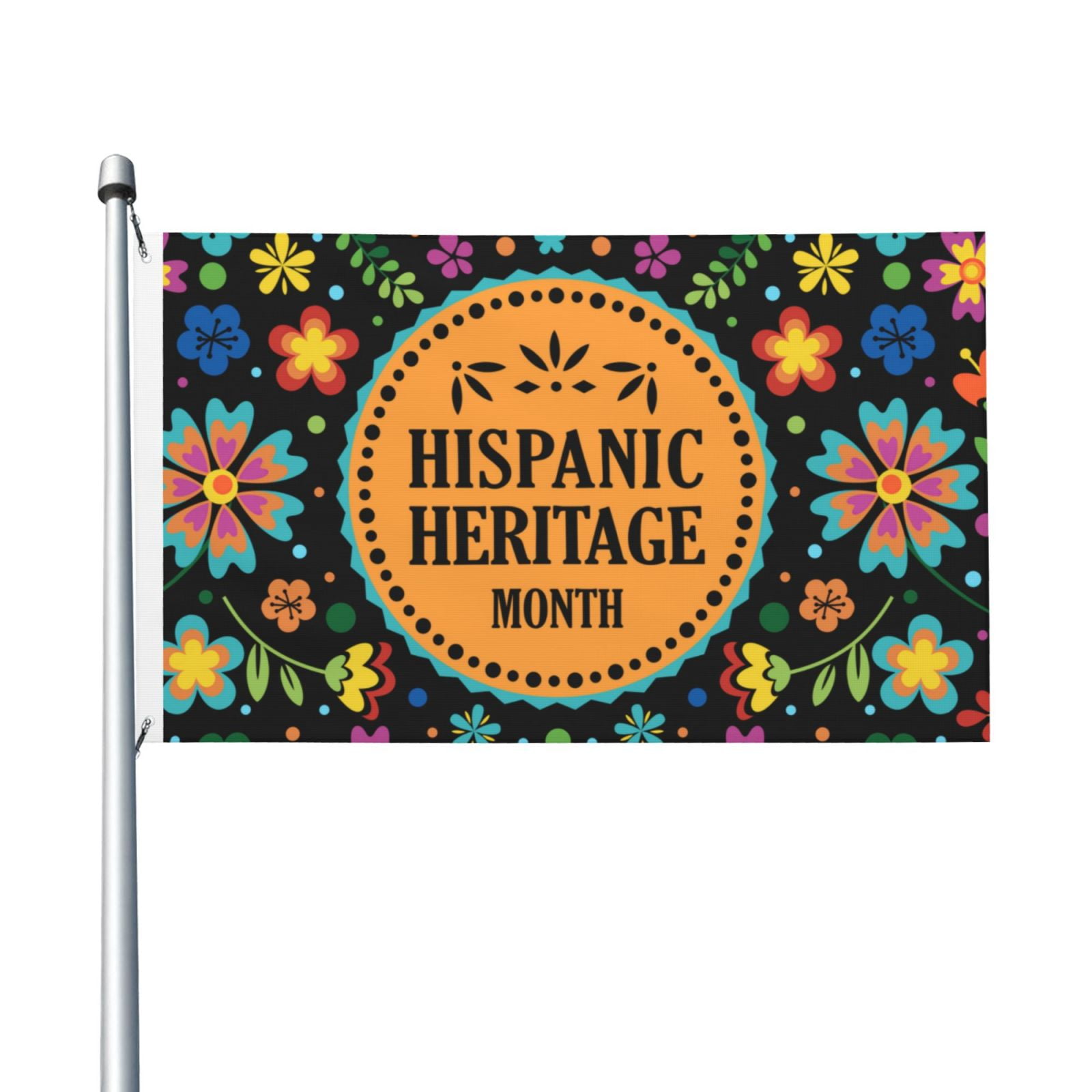 National Hispanic Heritage Month Flag 3x5 Ft Double-Sided Flag Outdoor ...