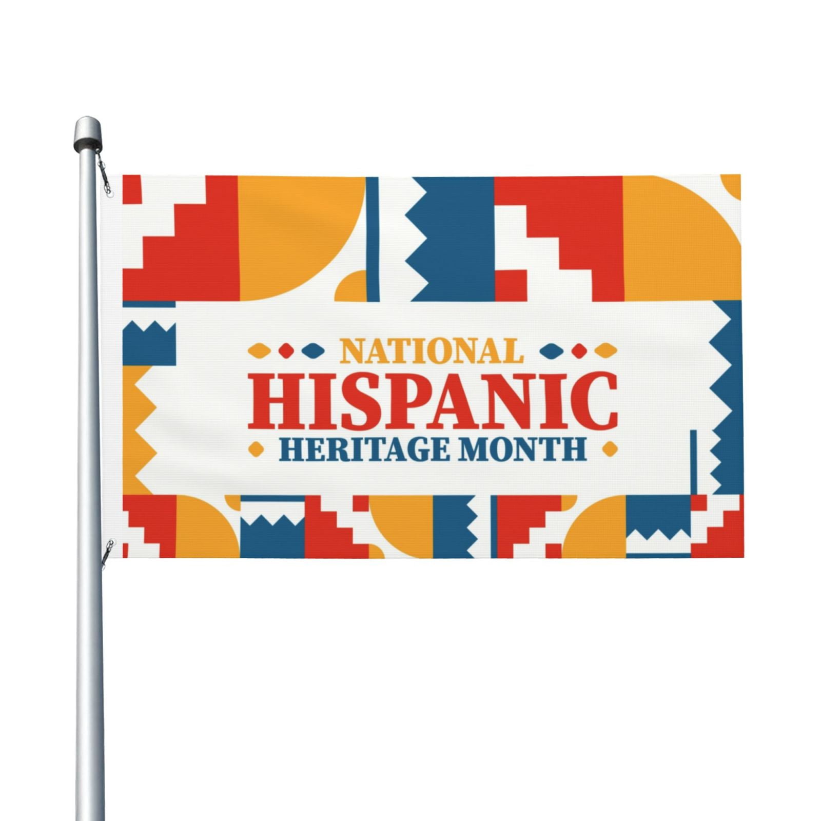 National Hispanic Heritage Month Flag Double Sided Banner Fade Proof